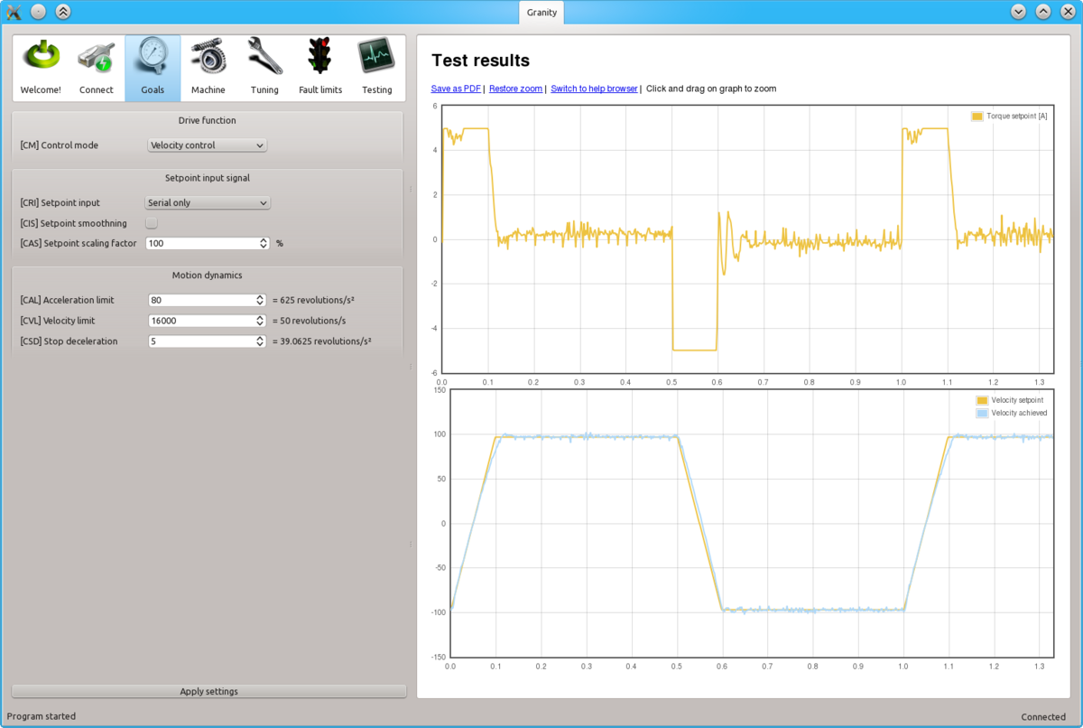 Tuning velocity controller - Granite Devices Knowledge Wiki