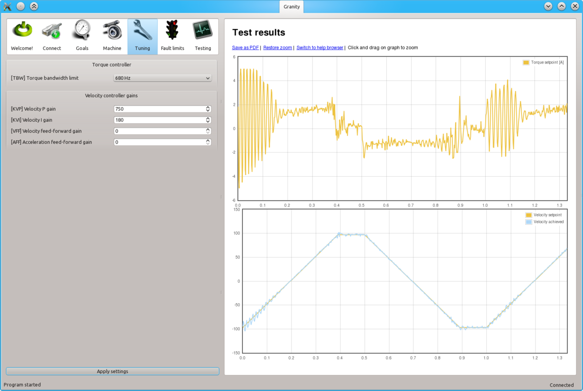 Tuning velocity controller - Granite Devices Knowledge Wiki